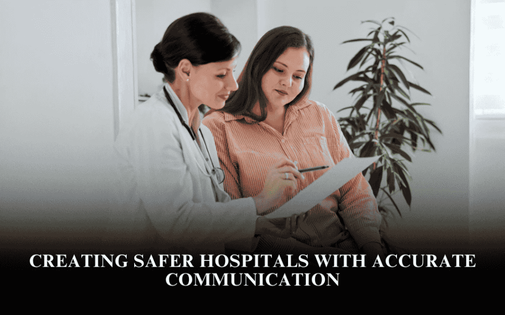 Creating Safer Hospitals with Accurate Communication